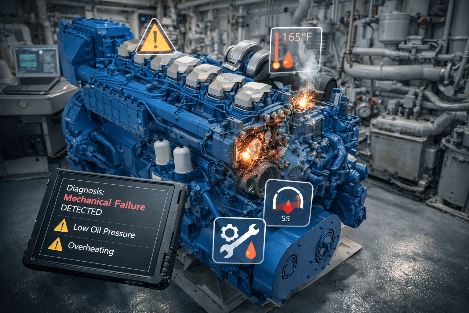 Marine Engine Mechanical Failure Diagnostics